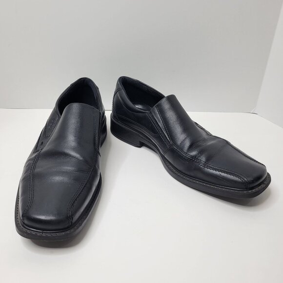 Ecco | Shoes | Ecco Mens Size 45 Us Size 1 Jersey Loafer Shoes Black ...